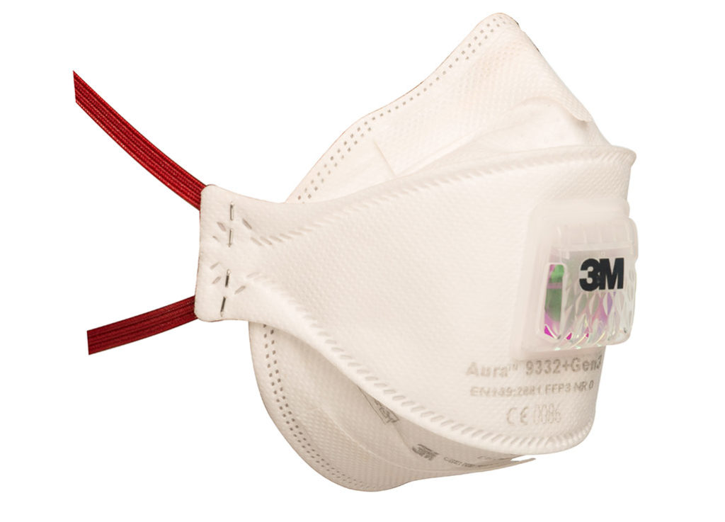 3M™ Aura™ 9300+ Partikelmasken – noch sicherer & komfortabler